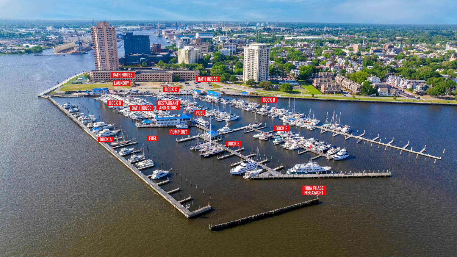 Boat Slips, Wet Slips, Transient Slips For Rent | Tidewater Yacht Marina